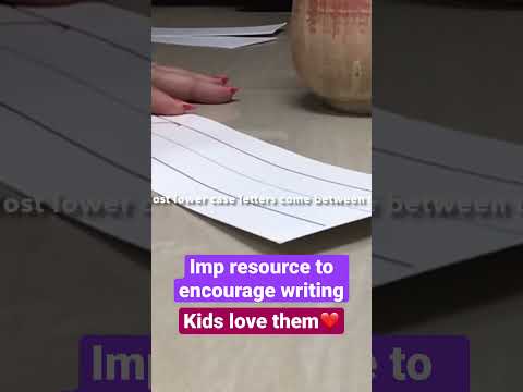 Sentence strips for writing practice #shorts #teachervlogs #teachervlog #writing #write #english