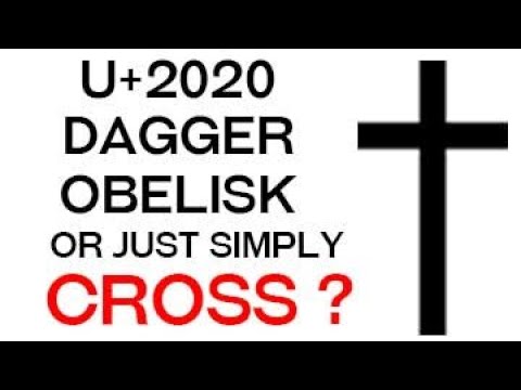 2020 - year of dagger, obelisk or cross ?