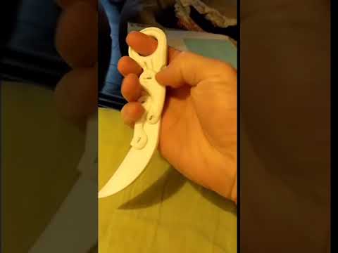 Morphing Karambit v1 (fang folding knife) by Stevanovic - Thingiverse