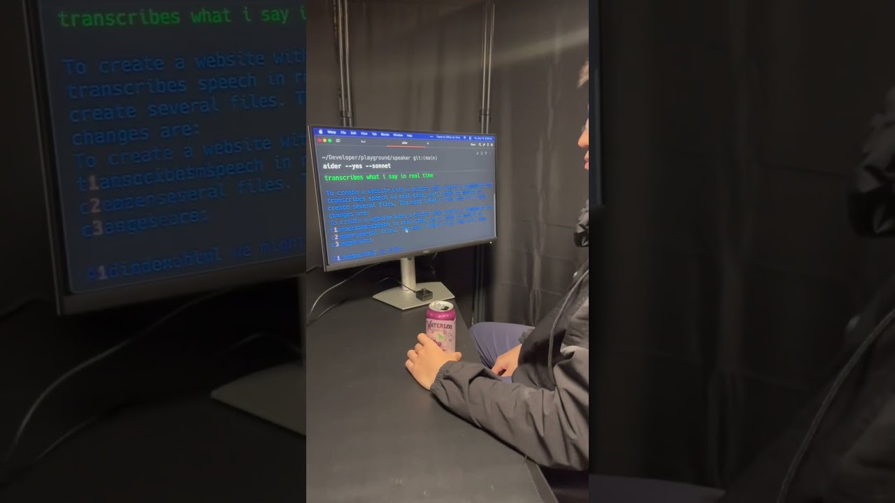 developers don't even need a keyboard anymore