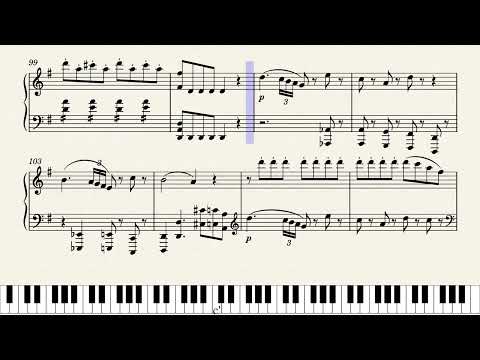 Mozart - Eine Kleine Nachtmusik A Little Night Music (Piano Solo arr sheet music, Noten, partition)