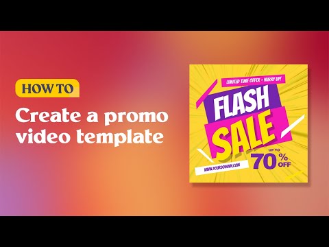How to Customize a Promo Video Template in PosterMyWall