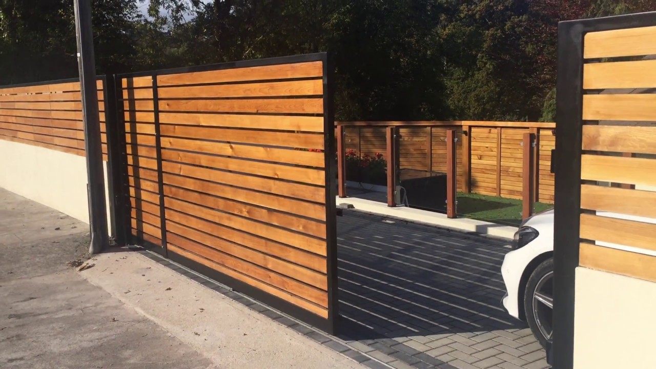 Electric Sliding Gates in operation