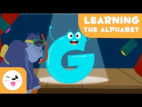 Learn the letter "G" with Gorilla Gus - Educational video to learn the consonants - Phonics For Kids