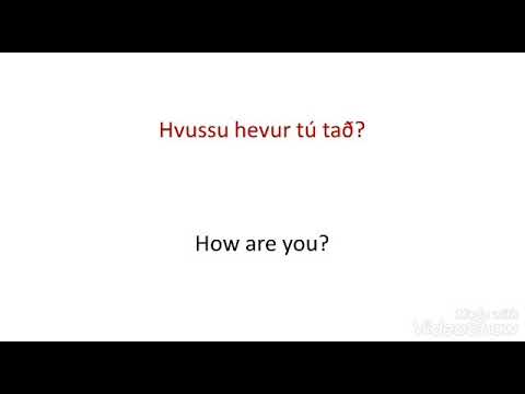 Learn Faroese with Bergur - 30 sentences part 2/7