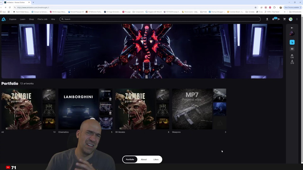 Artstation portfolio reviews (25 March 2026)