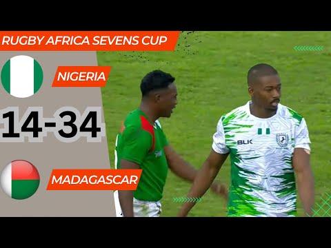Madagascar vs Nigeria rugby Africa sevens cup 2024