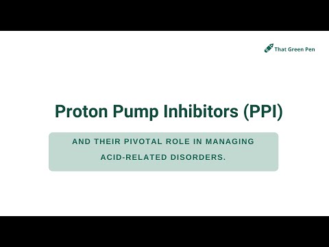 Proton Pump Inhibitors (PPI) | pharmacy education