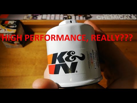 Is Expensive Better? K&N Performance Gold HP-1003 Oil Filter Cut Open And Review