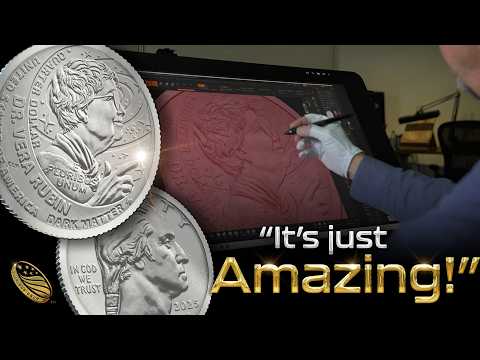 Sculpting the Dr. Vera Rubin Quarter | 2025 American Women Quarters™ Program