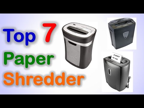 Top 7 Best Paper Shredder in India with Price | Paper Shredder Machine For Office Use