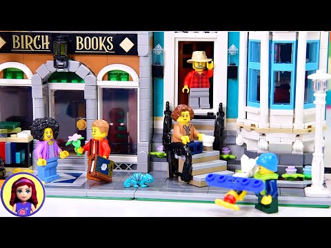 Build the Apartment - Lego Creator Expert Bookshop Speed Build