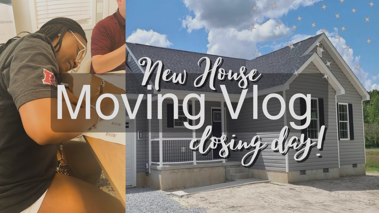 MOVING VLOG : dealing with the STRESSES of Life - Buying my first HOUSE, empty house TOUR! 🏡🥂