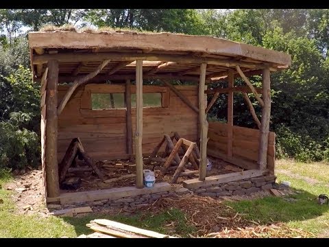 Roundwood timber framed shed part 9 cladding – Sarah Wooley Blog