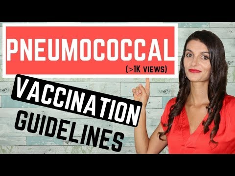 Pneumococcal Vaccination Complete Guidelines *USMLE STEPs 1, 2 & 3*
