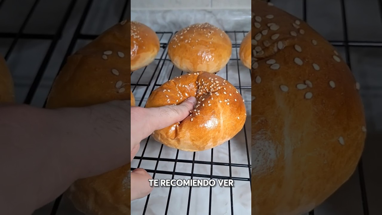 Homemade Hamburger Bun in 3 Minutes 🍔🔥 Soft and Fluffy!