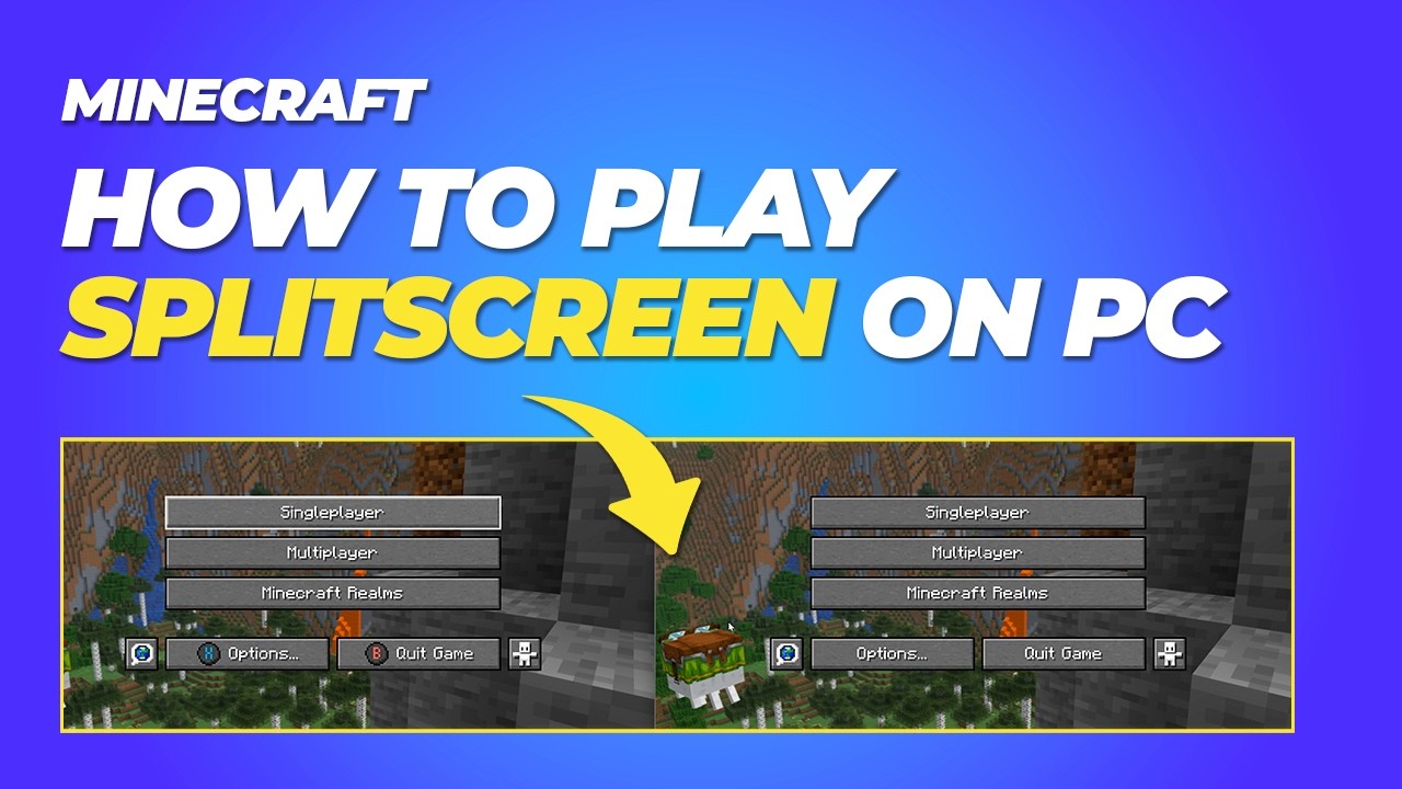Easy Minecraft Splitscreen Setup (Java + Fabric)