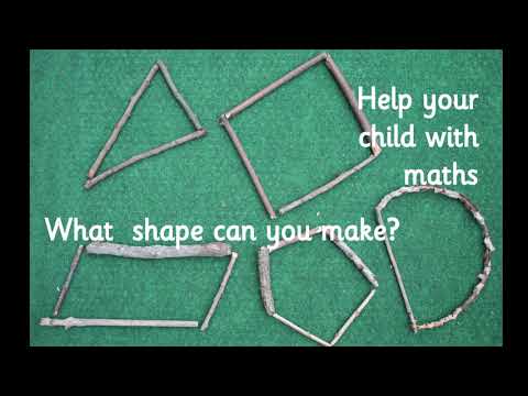 Fun maths outside shapes