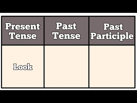 @Little Moon Look -Present|Past|Past Participle Tense||Verb Forms in english v1 v2 v3