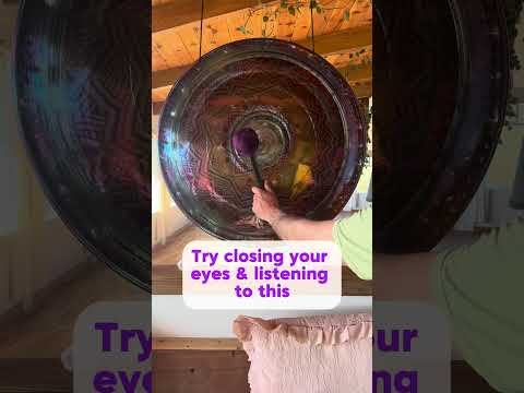 Shift your perspective in 30 seconds. #gong #grottasonora #soundbath