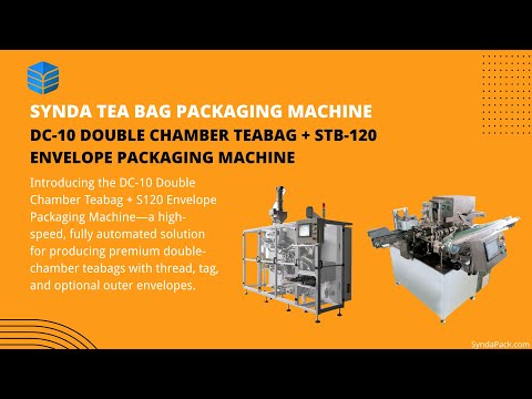 DC-10 Double Chamber Teabag + STB-120 Envelope Packaging machine