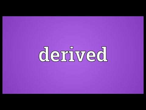Derived Meaning