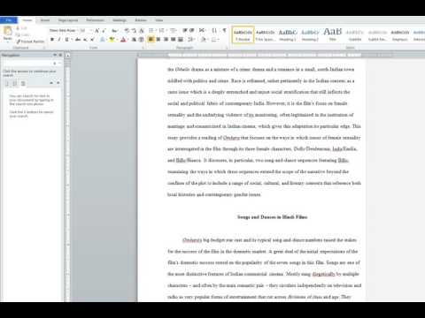 Copyediting a Short Essay