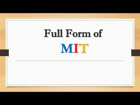 Full Form of MIT || Did You Know?