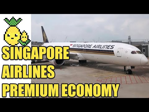 Singapore Airlines Premium Economy - Singapore to Los Angeles - SIA Book the cook service #travel