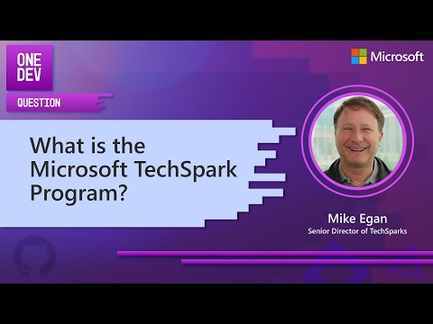 What is the Microsoft TechSpark Program?