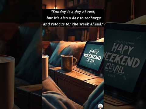 Sunday is a day of rest but.. Motivational and inspirational quotes in English #motivation #quotes 🌸