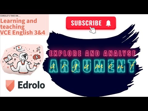 Analysis toolkit (2B Forms and features of media texts) | VCE English 3&4 | Edrolo video | Argument