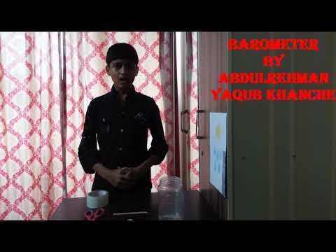 Barometer Project for calculating Air Pressure.