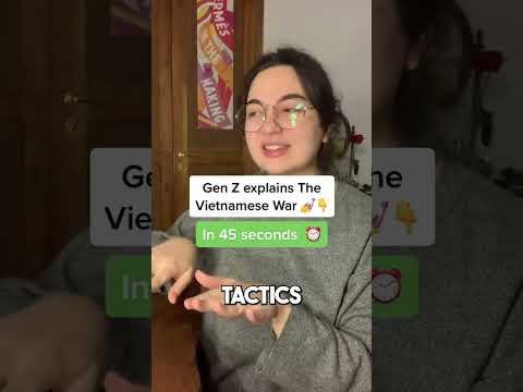 Gen Z explaining the Vietnamese War