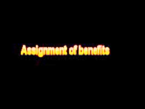 What Is The Definition Of Assignment of benefits Medical Dictionary Free Online