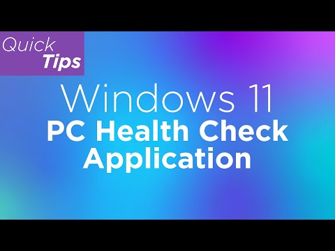 Windows 11: PC Health Check Application | Lenovo Support Quick Tips
