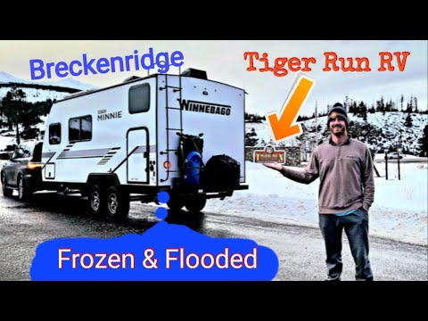 Winter Camping Tiger Run RV / Breckenridge