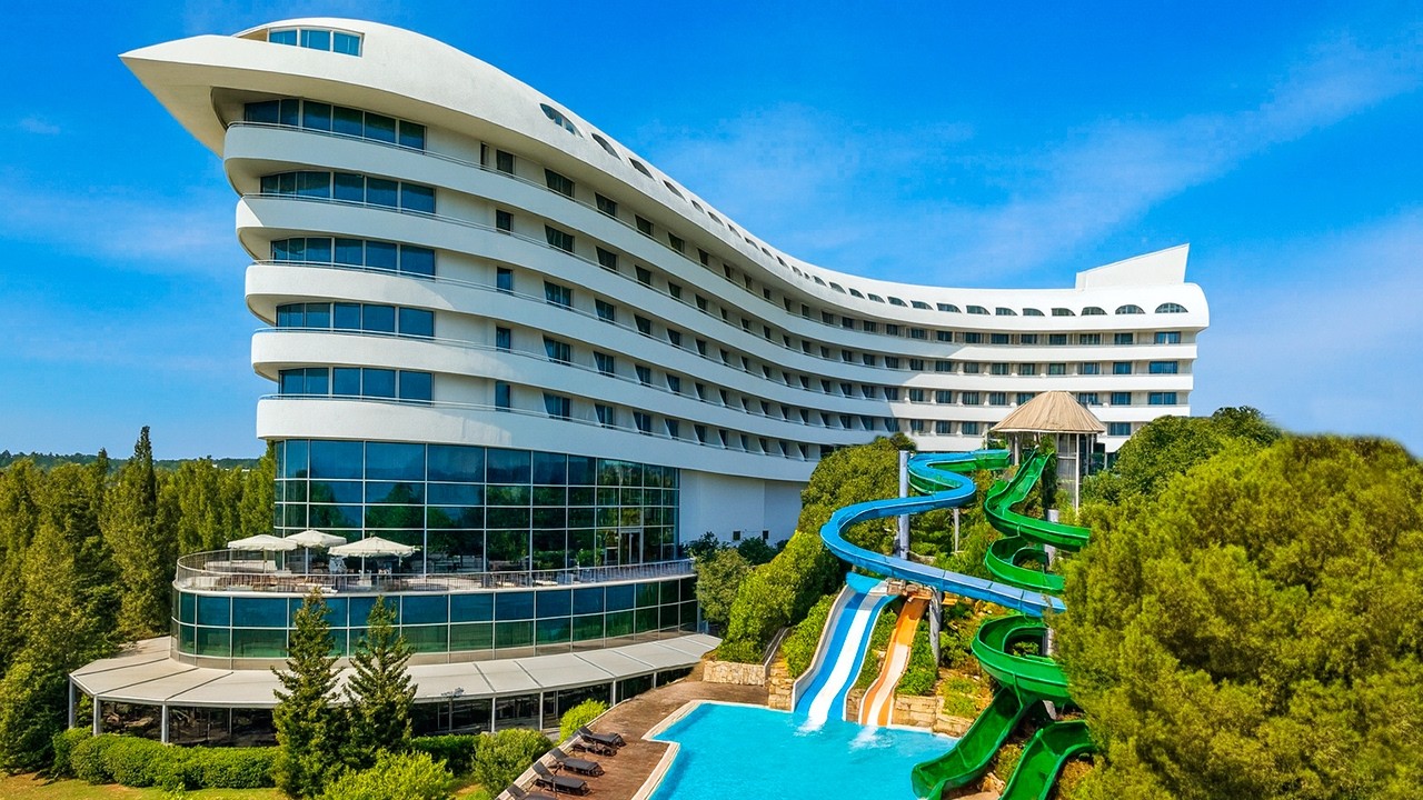 Five-star AIRPLANE Hotel in the heart of Antalya! Hotel Concorde De Luxe Resort Antalya Review
