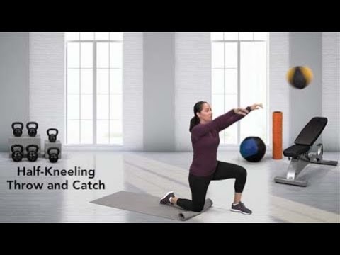 How To Do A Half Kneeling Medicine Ball Throw and Catch – Irene Pastore ...