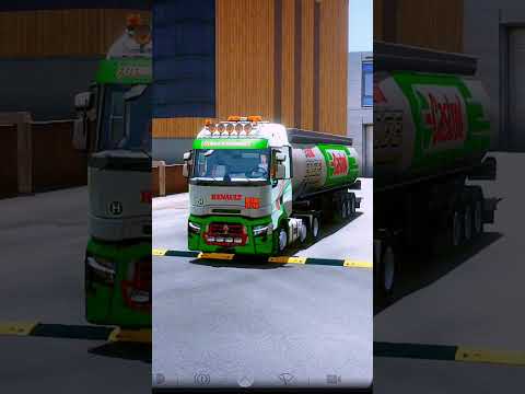 Driving the Beast: Castrol Oil Truck Review ! #shorts #truckersofeurope3 #viralvideo #skinfortoe3