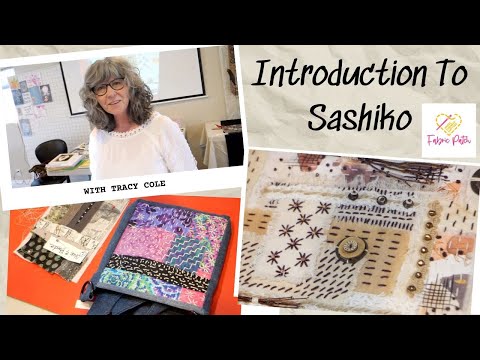 Introduction to Sashiko with Tracy!! Learn the basics!