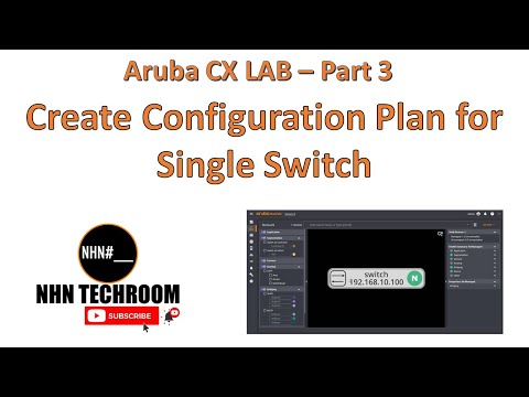 Configure Aruba-CX Switch Using NetEdit – NHN TECHROOM