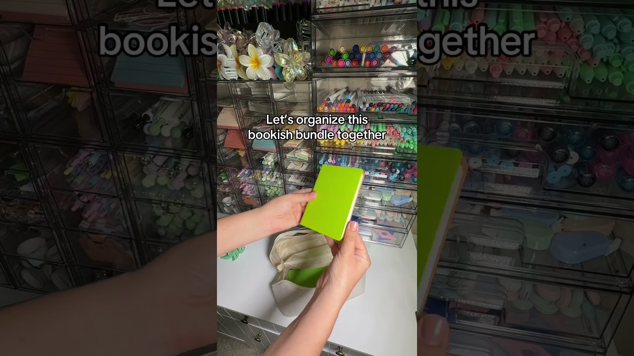 Unboxing the Ultimate Green Bookish Bundle | Cutie Supply #stationerylovers #smallbusiness #cozygirl