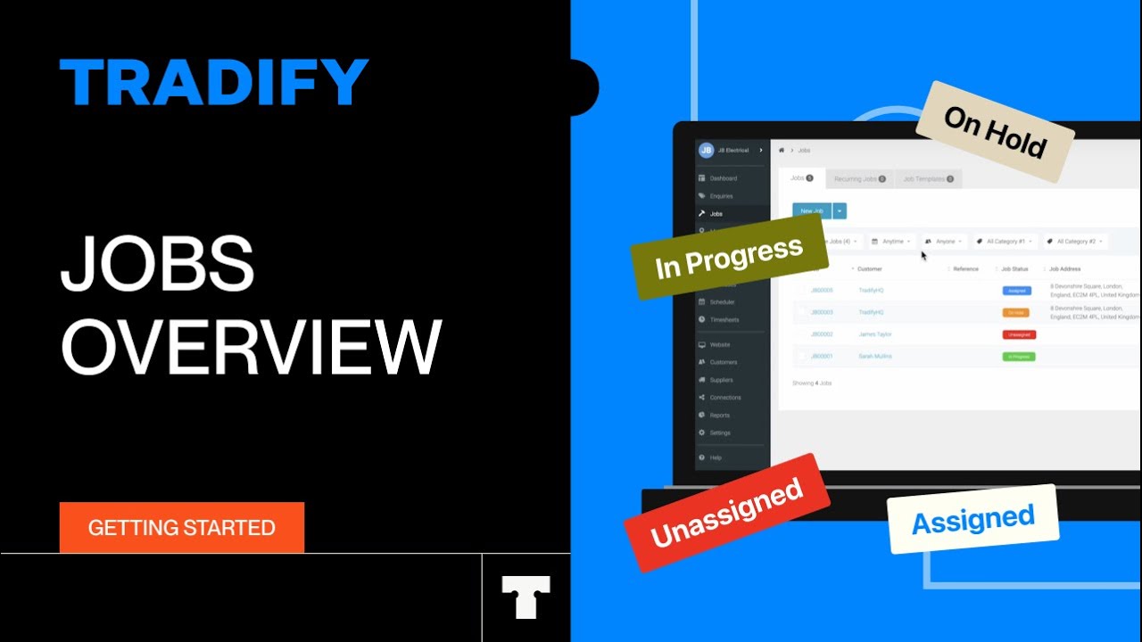 How to Use Jobs in Tradify