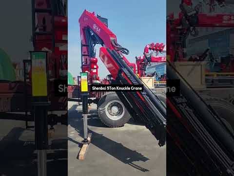 Shenbai 5Ton Knuckle Crane with Sand Grabber