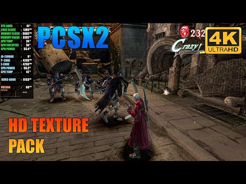 Devil May Cry 3 S.E. - ( PCSX2 4K 60FPS ) + Configuration + HD Texture Pack | PS2 Emulator (2024)