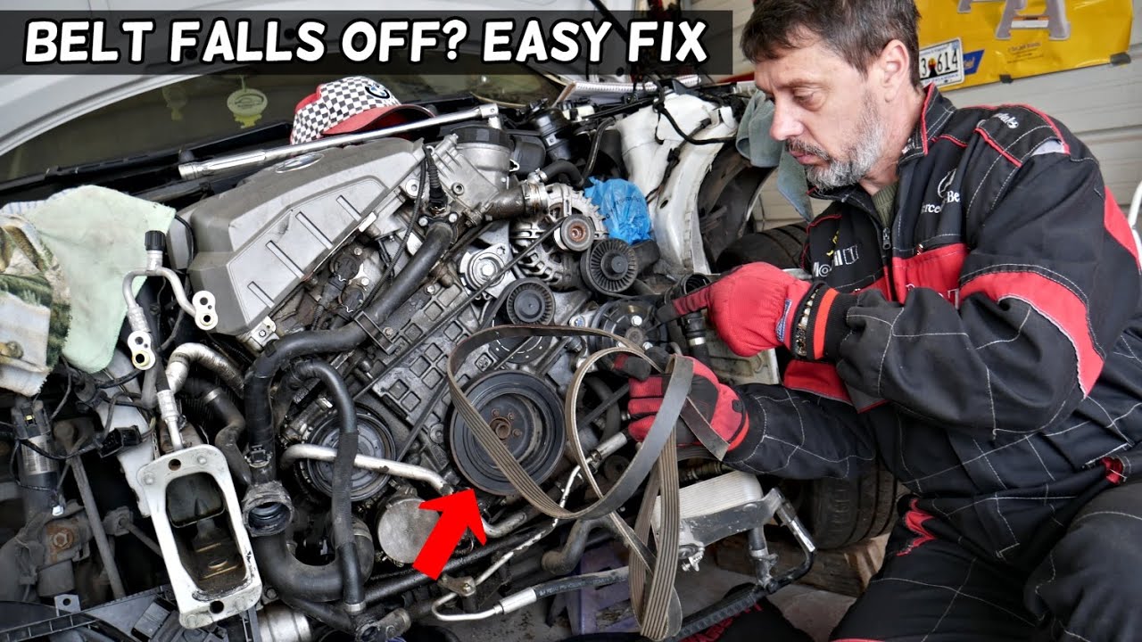 TOP 5 REASONS SERPENTINE BELT FALLS OFF, COMES OFF ON A CAR