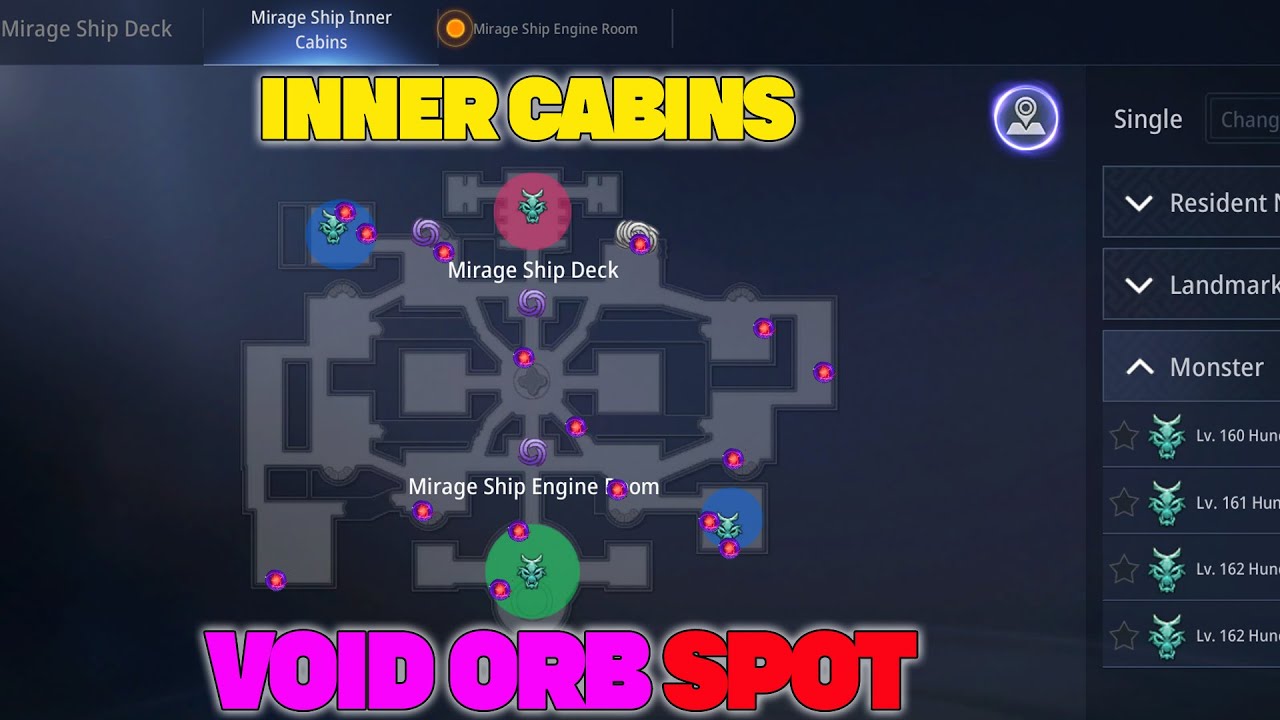 MIR4 VOID ORB SPOT IN MIRAGE SHIP INNER CABIN