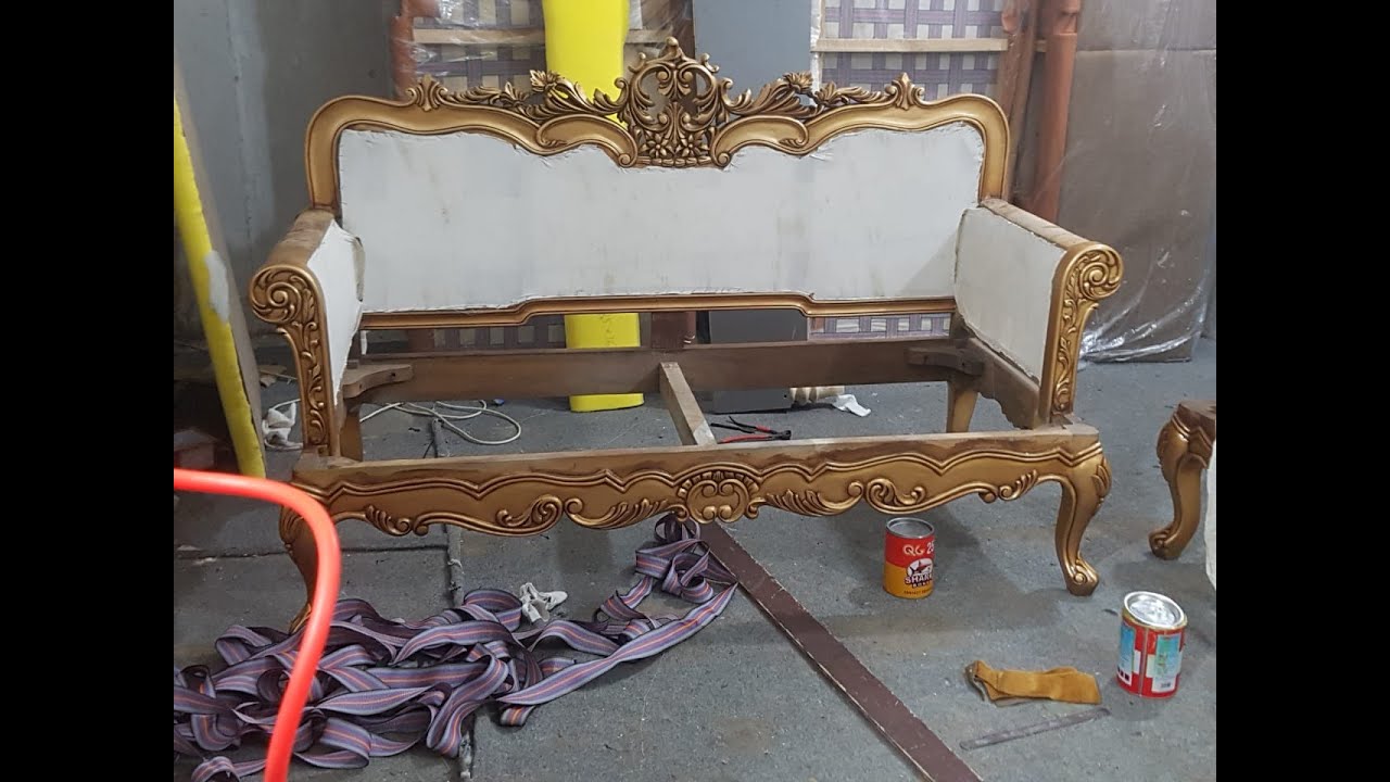 Victorian style carving frame sofa.