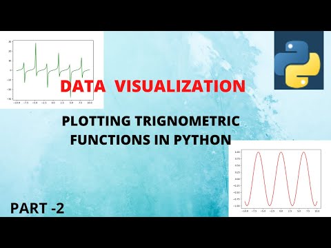 Data Visualization | Matplotlib tutorial -1 How to plot trigonometric functions sin cos in python .